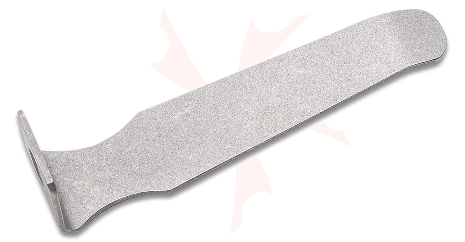 Maverick Customs Blasted Titanium Small Microtech OTF Pocket Clip ...