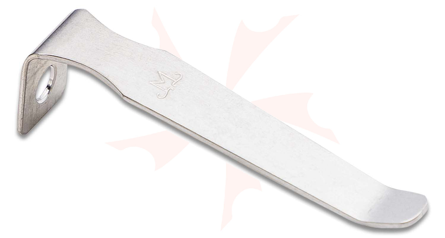 Maverick Customs Stonewashed Titanium Small Microtech OTF Pocket Clip ...