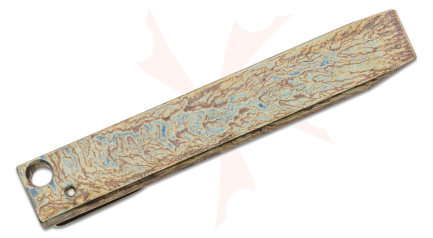 Maverick Customs Small 4" Pry Bar, Aged Entropic Finish Titanium ...