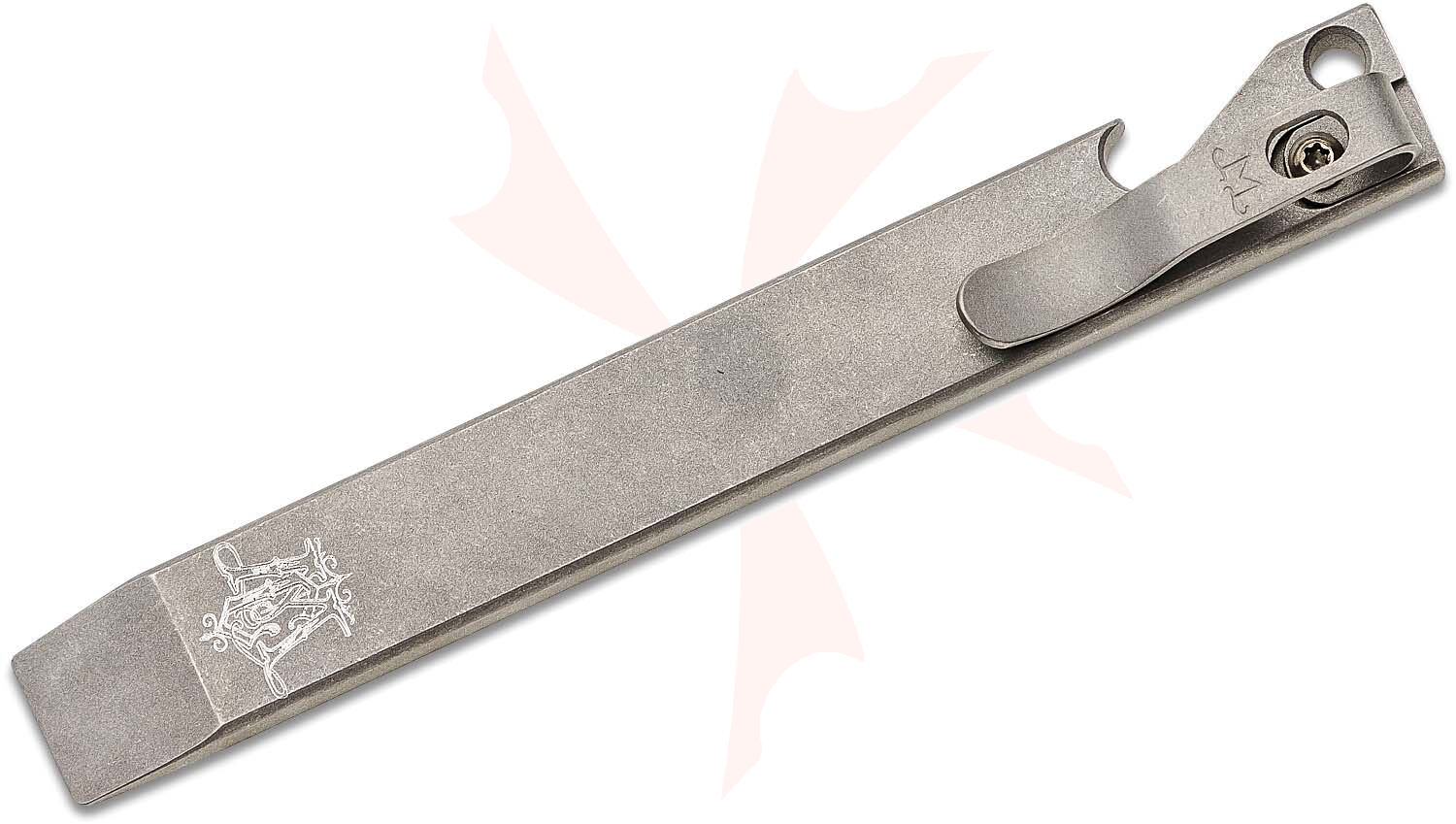 Maverick Customs XL Pry Bar with Bottle Opener, 5.5" Stonewashed ...