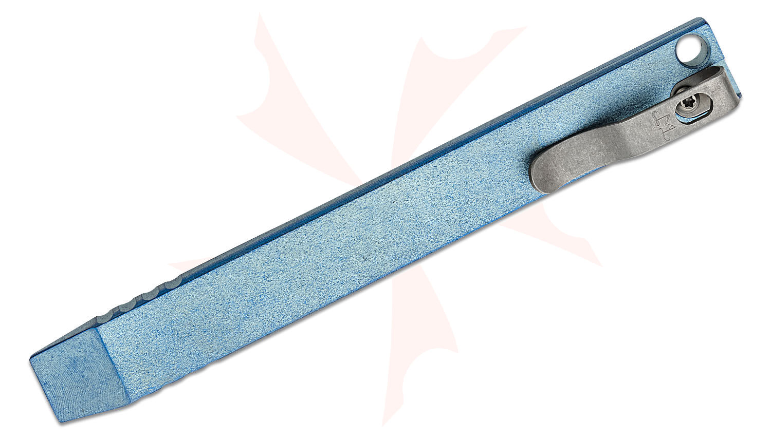 Maverick Customs XXL 6" Pry Bar with Jimping, Blue Stonewashed Titanium ...
