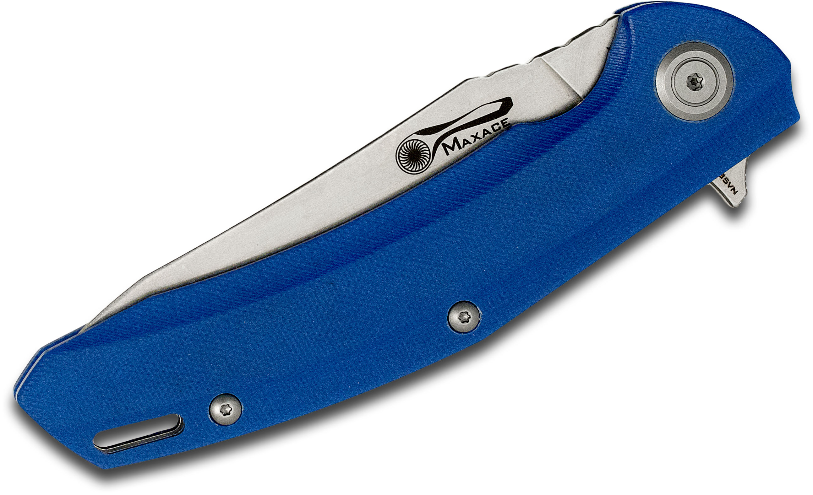 Maxace Knives Wind Flipper 3.8" S35VN Stonewashed Drop Point Blade ...