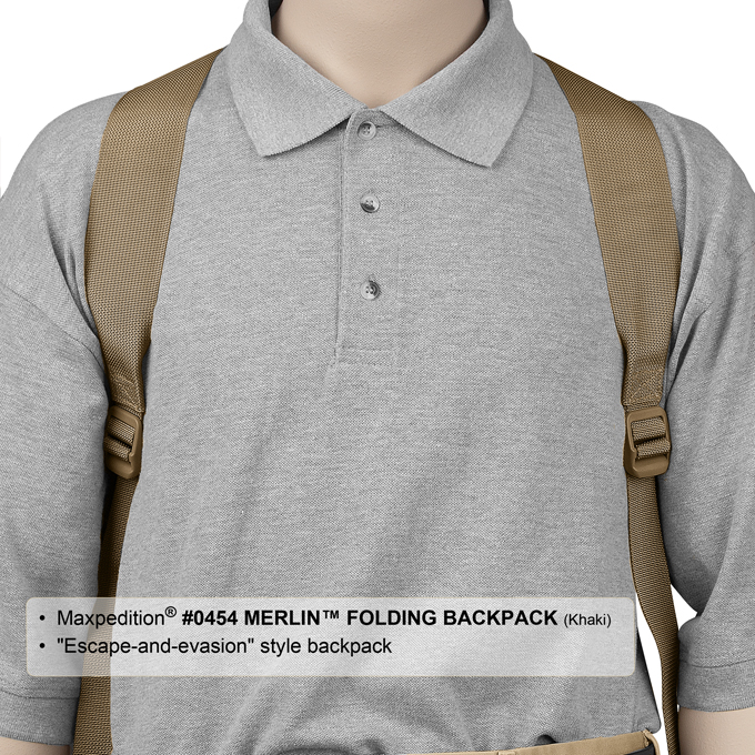 Maxpedition 0454B Merlin Folding Backpack, Black - KnifeCenter ...