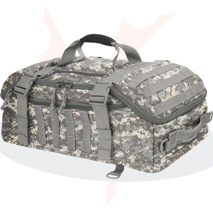 Maxpedition 0613DFC Fliegerduffel Adventure Bag, Digital Foliage Camo - KnifeCenter - Discontinued
