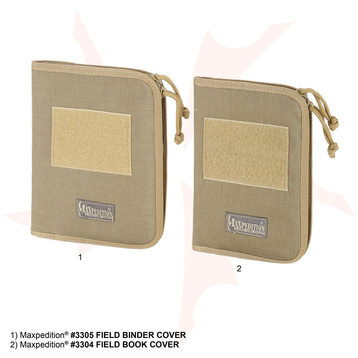 Maxpedition 3304B Field Book Cover, Black - KnifeCenter - Discontinued