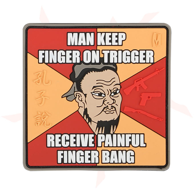 Maxpedition CSFBC PVC Finger Bang Patch, Color - KnifeCenter - Discontinued
