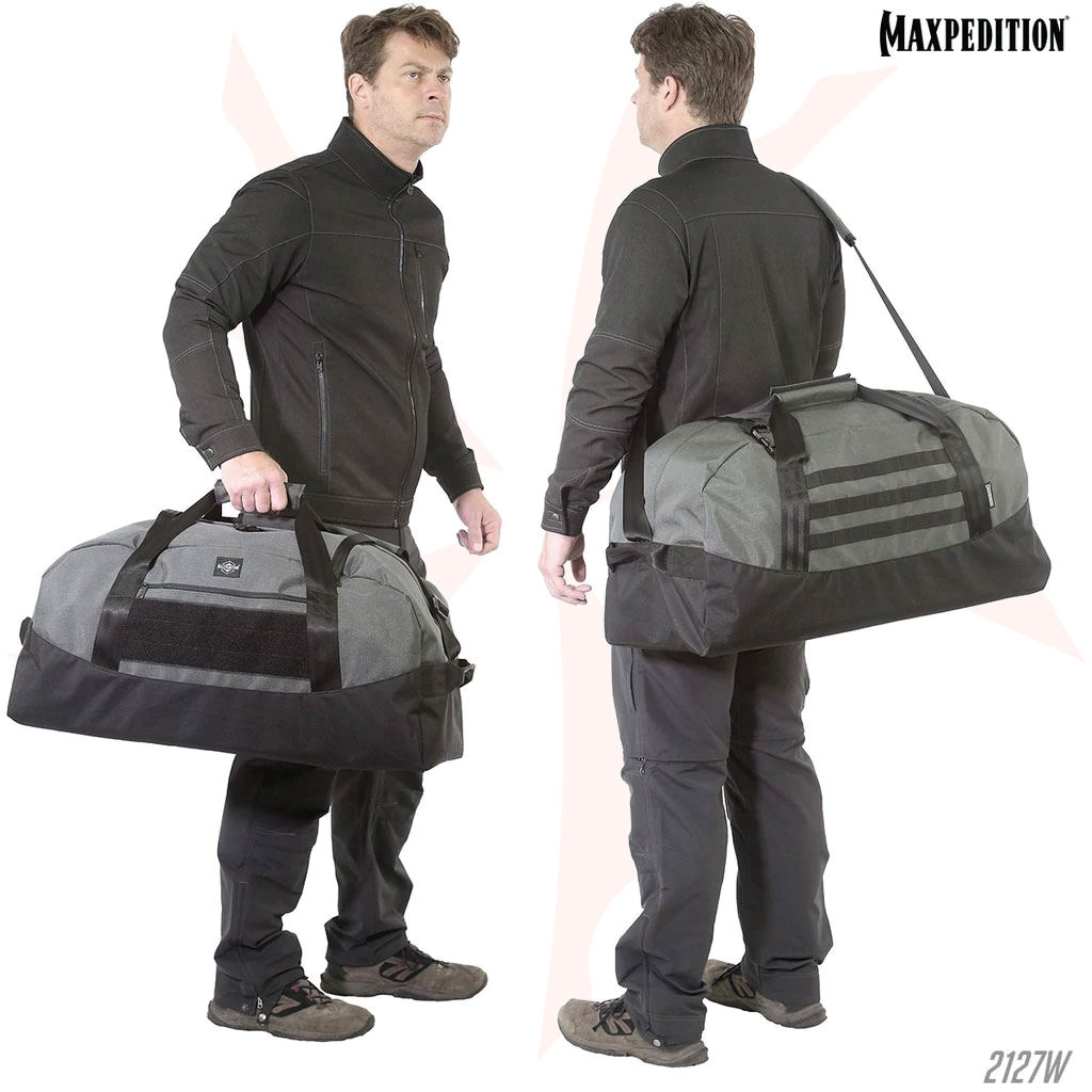 Maxpedition Imperial Load-Out Duffel Bag V2, Black - KnifeCenter - 2127B