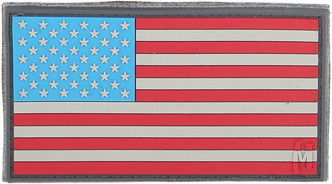 Maxpedition PVC Large USA Flag Patch - KnifeCenter - USA2C