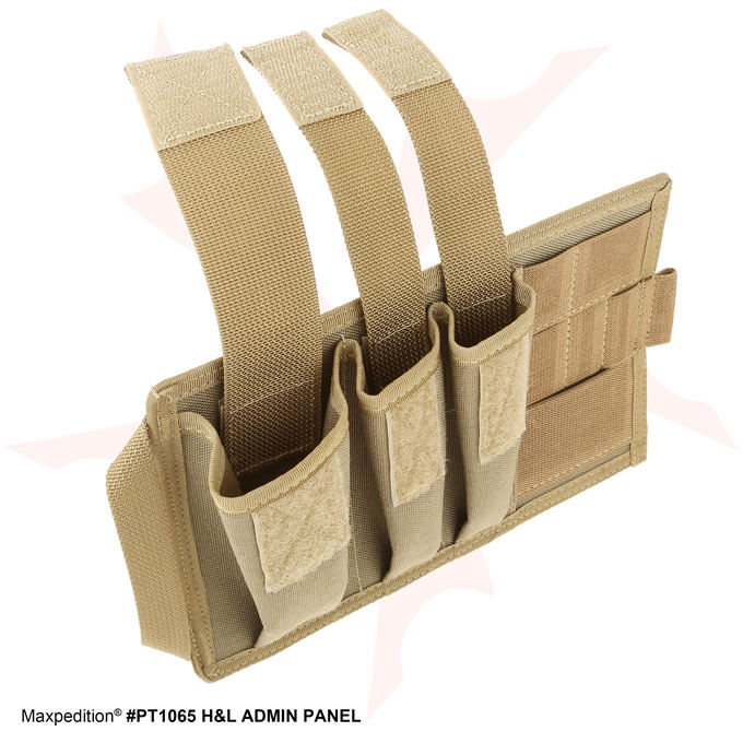 Maxpedition PT1065B Hook-&-Loop Admin Panel, Black - KnifeCenter ...