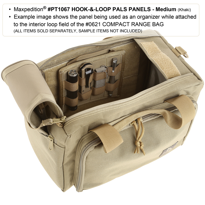 Maxpedition PT1067B Hook-&-Loop PALS Panel, Medium, Black - KnifeCenter ...