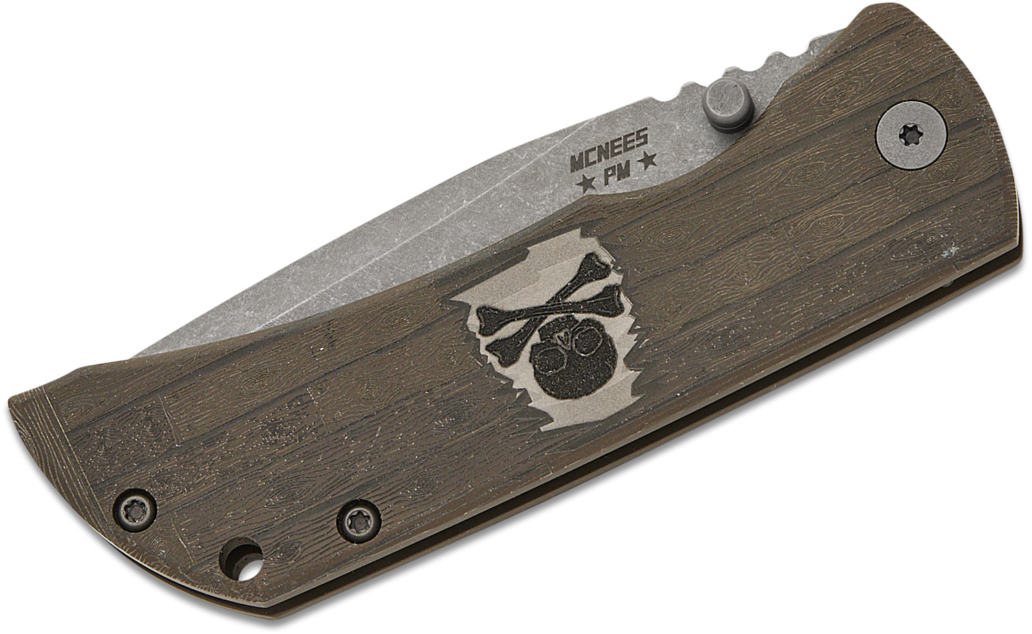 Jonathan McNees Performance Machined MAC2 G2 Folding Knife 3.5" CPM ...