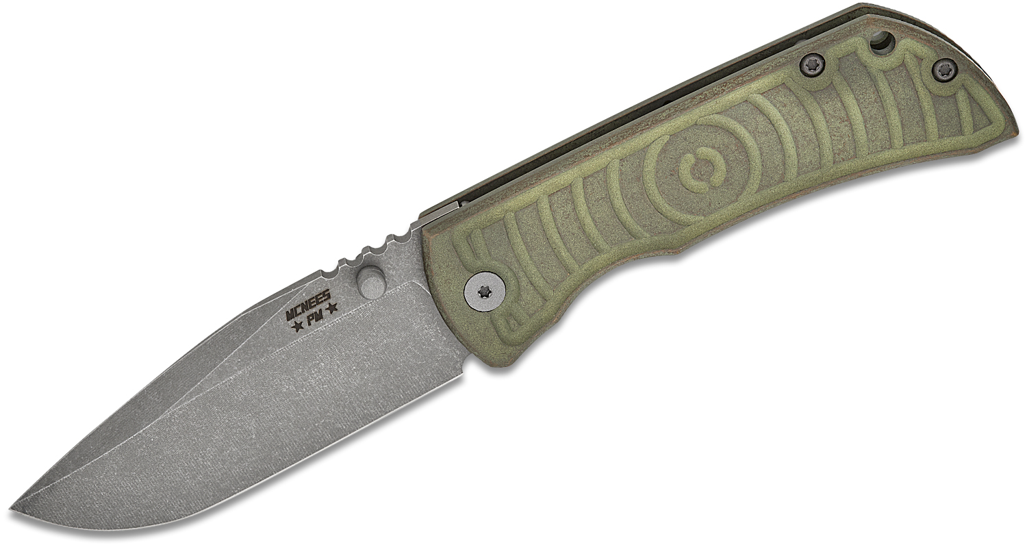 Jonathan McNees Performance Machined MAC2 G2 Folding Knife 3.5" CPM ...