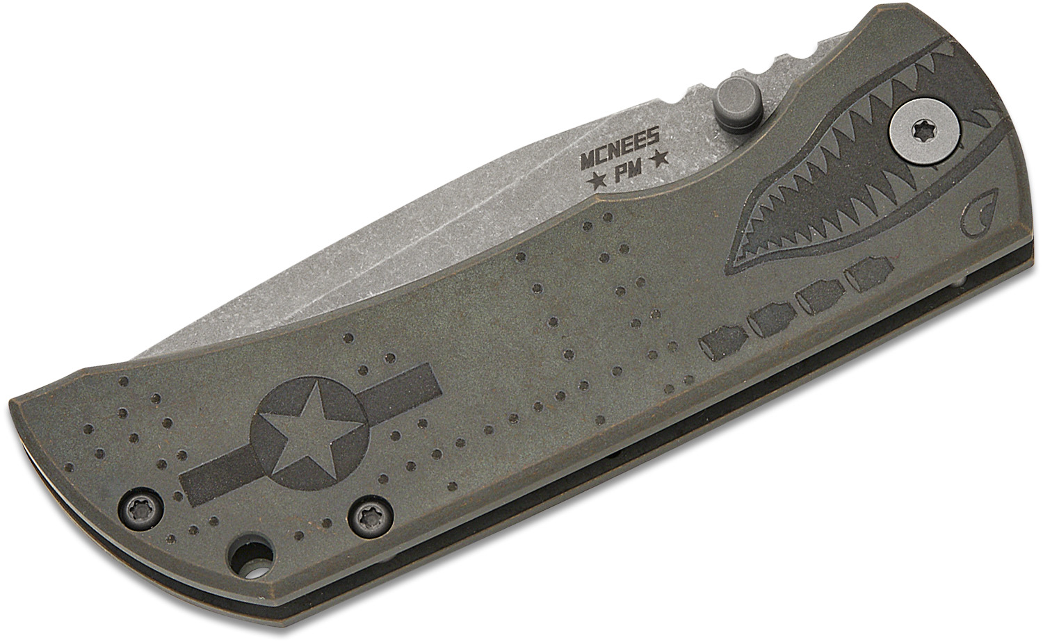 Jonathan McNees Performance Machined MAC2 G2 Folding Knife 3.5" CPM ...