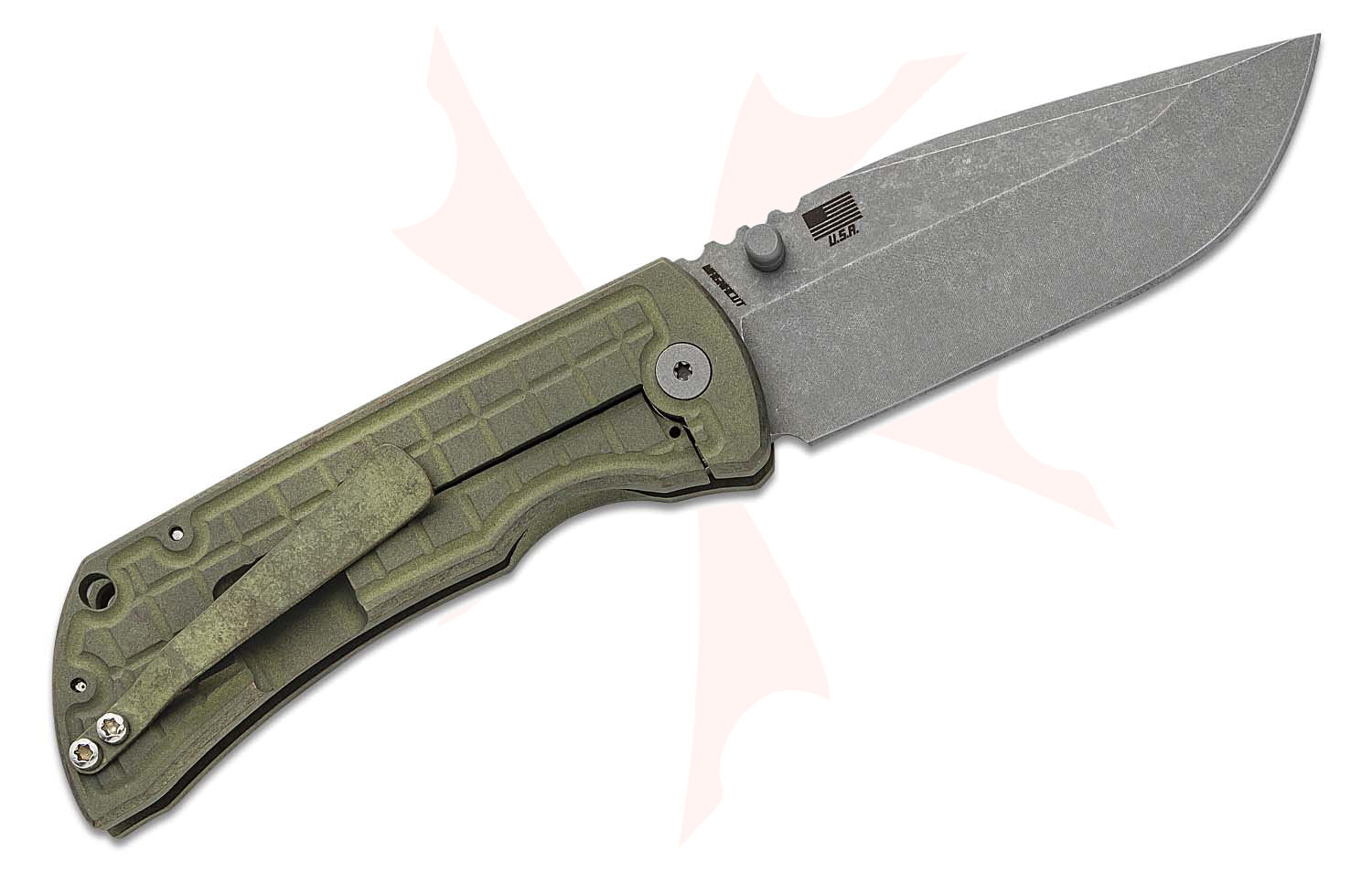 Jonathan McNees Performance Machined MAC2 Folding Knife 3.5" CPM ...