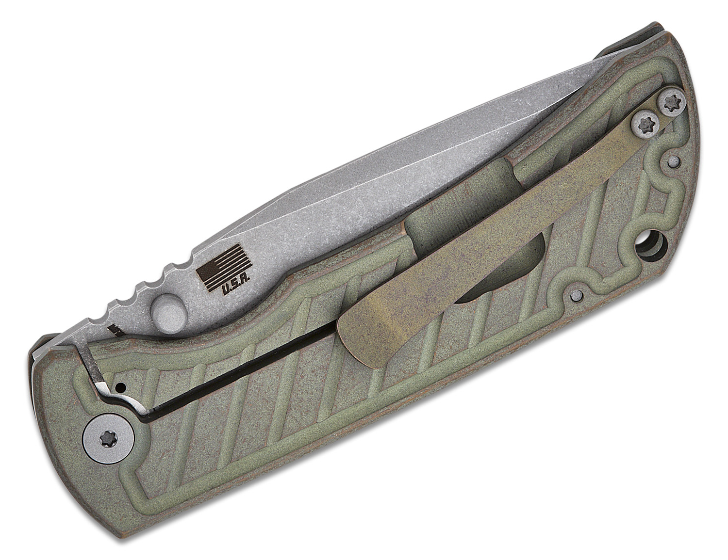 Jonathan McNees Performance Machined MAC2 Folding Knife 3.5" CPM ...