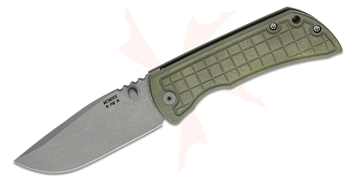 Jonathan McNees Performance Machined MAC2 Folding Knife 3.5" CPM ...