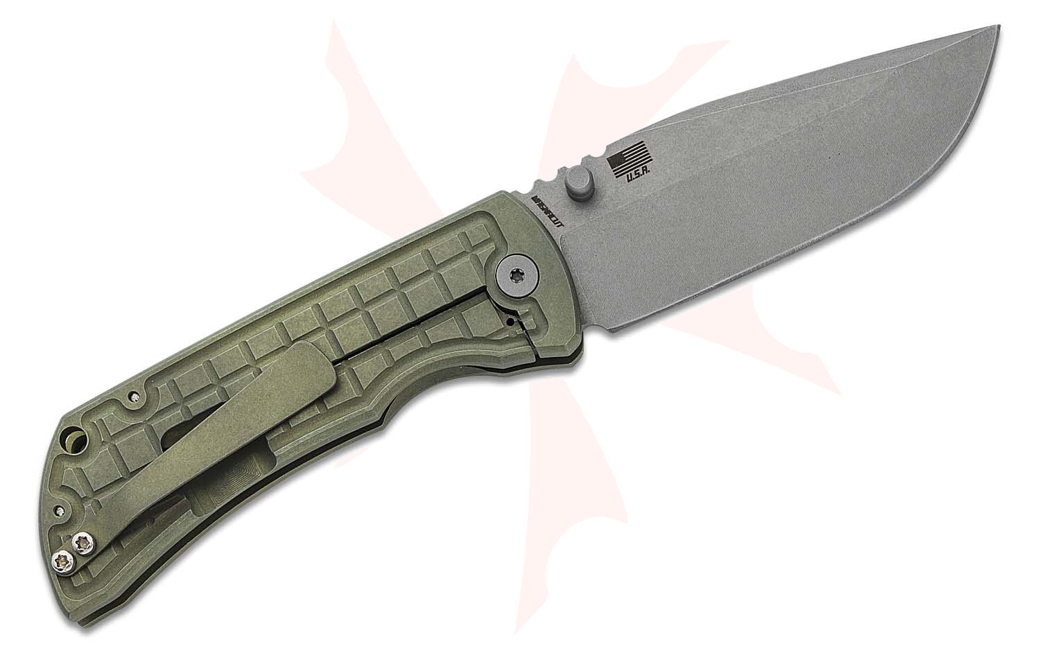 Jonathan McNees Performance Machined MAC2 Folding Knife 3.5" CPM ...