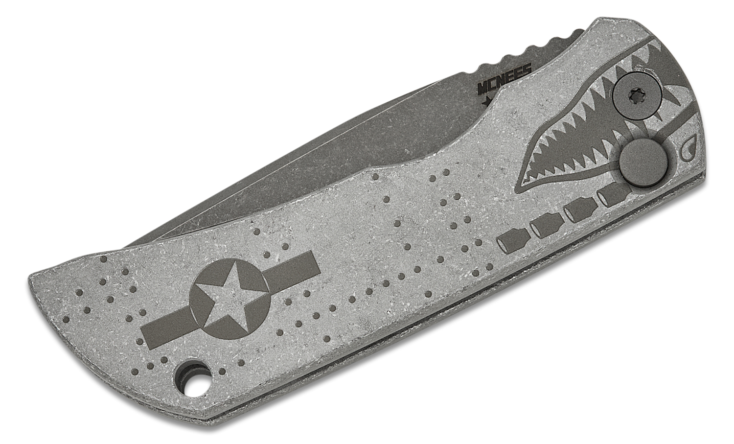 Jonathan McNees Performance Machined MAC2 AUTO Knife 3.375" CPM ...