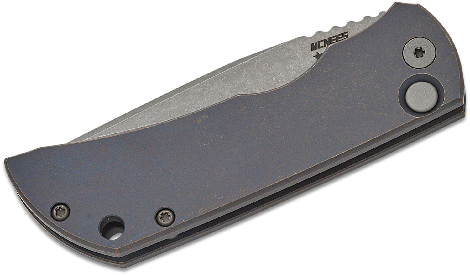 Jonathan McNees Performance Machined MAC2 Ti AUTO Knife 3.375" CPM ...