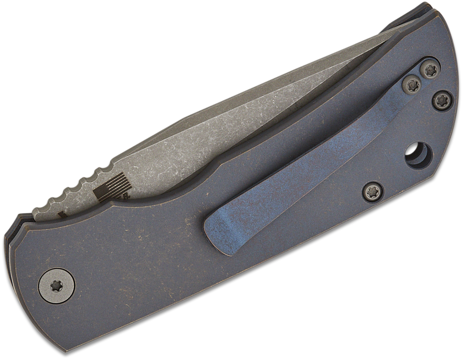 Jonathan McNees Performance Machined MAC2 Ti AUTO Knife 3.375" CPM ...