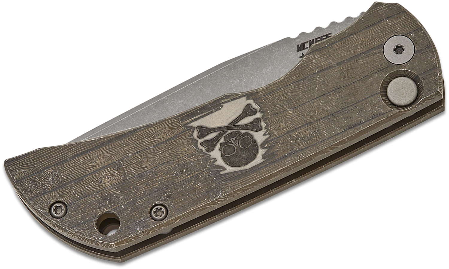 Jonathan McNees Performance Machined MAC2 Ti AUTO Knife 3.375" CPM ...
