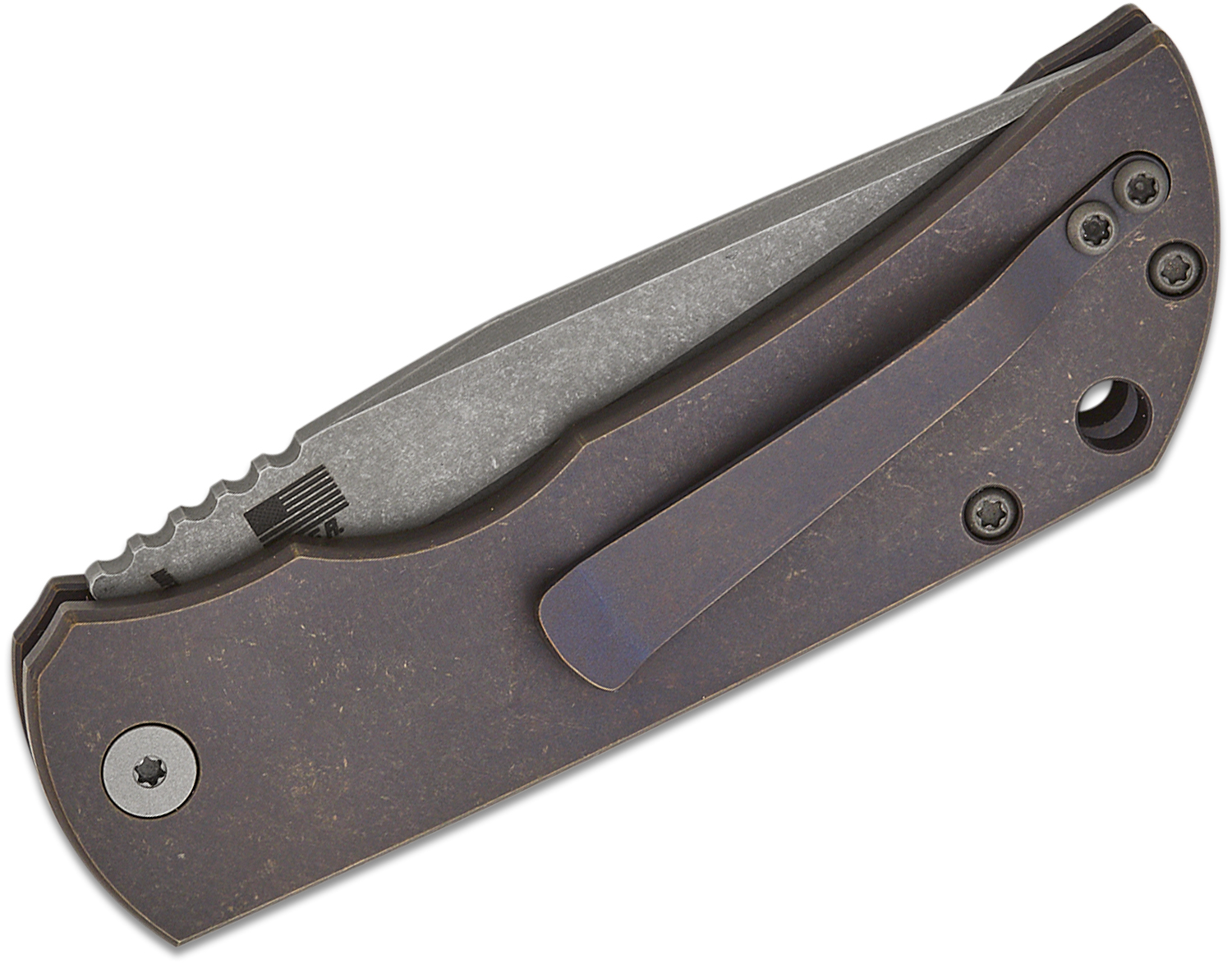 Jonathan McNees Performance Machined MAC2 Ti AUTO Knife 3.375" CPM ...