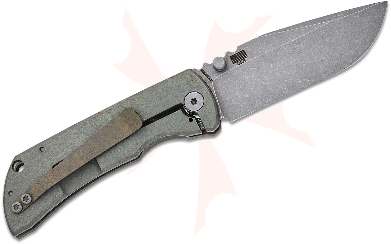 Jonathan McNees Performance Machined MAC2 Folding Knife 3" CPM-MagnaCut ...