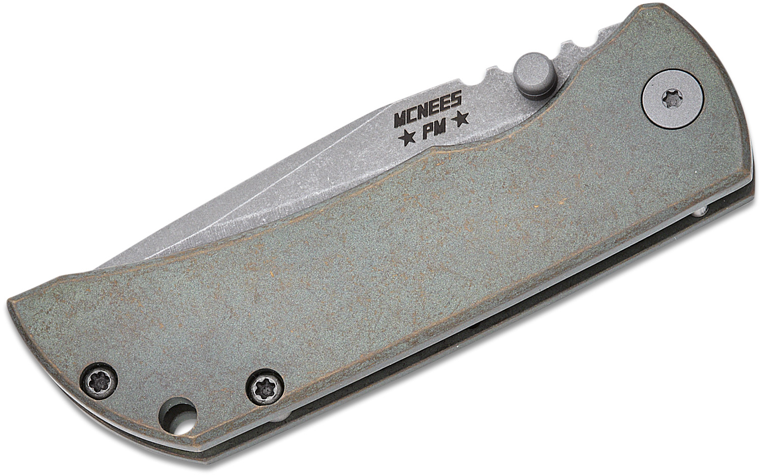 Jonathan McNees Performance Machined MAC2 Folding Knife 3" CPM-MagnaCut ...