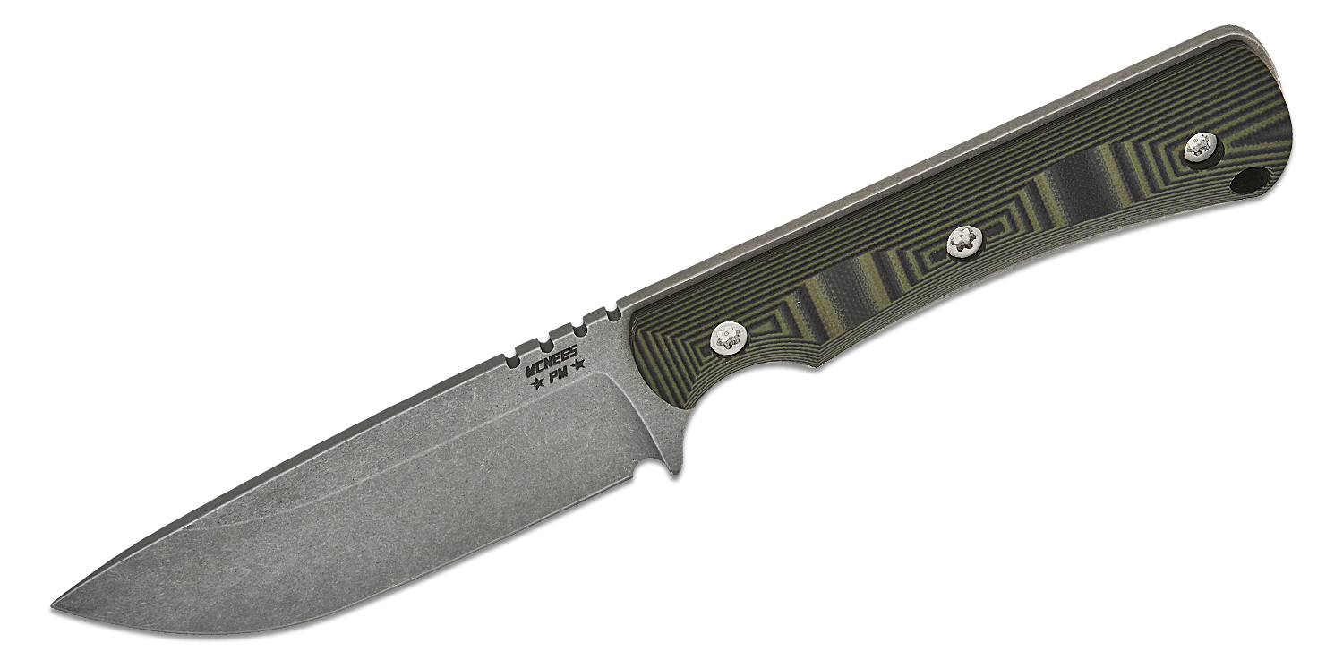 McNees Knives Performance Machined Ridge Runner Fixed Blade Neck Knife ...