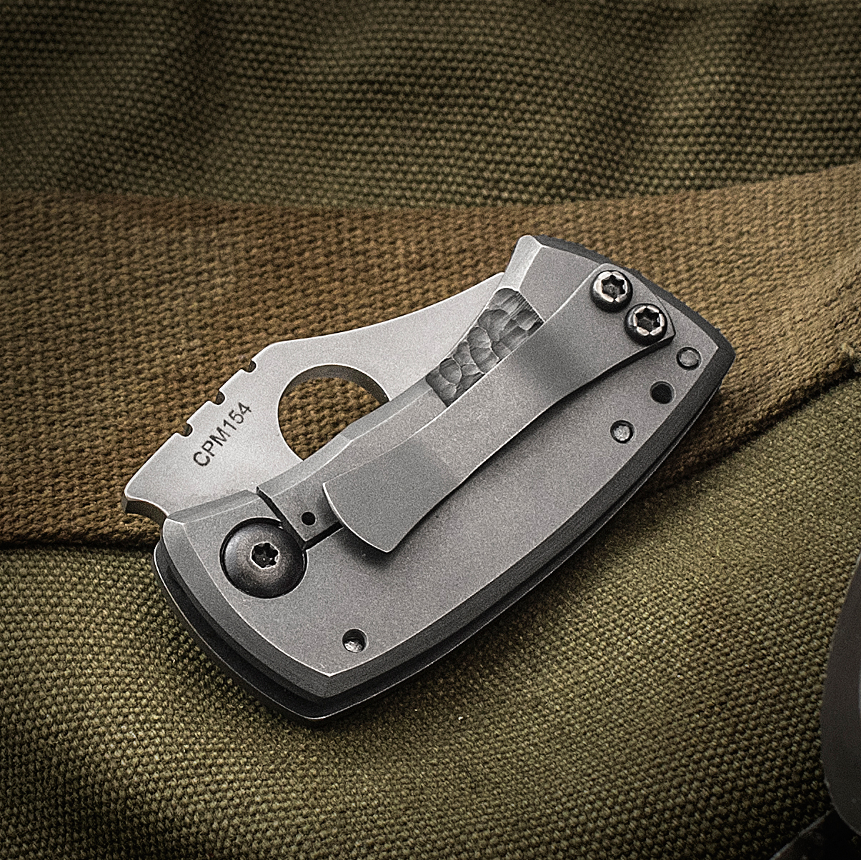 Jonathan McNees Custom Killer Bee Folding Knife 1.5" CPM-154 ...