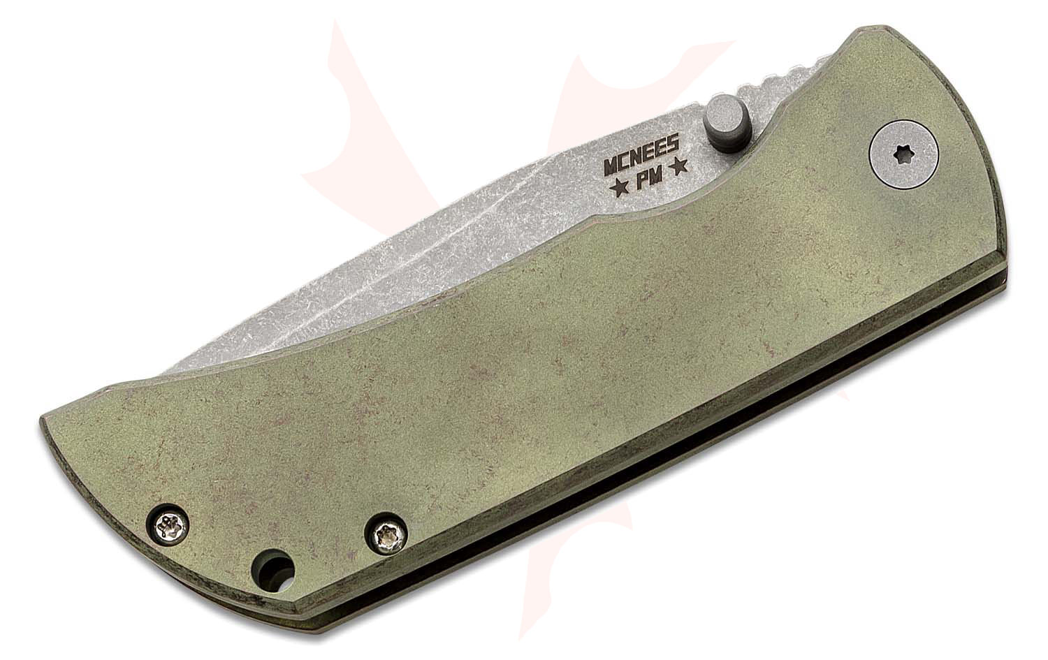 Jonathan McNees Performance Machined MAC2 Folding Knife 3.5" CPM-S45VN ...