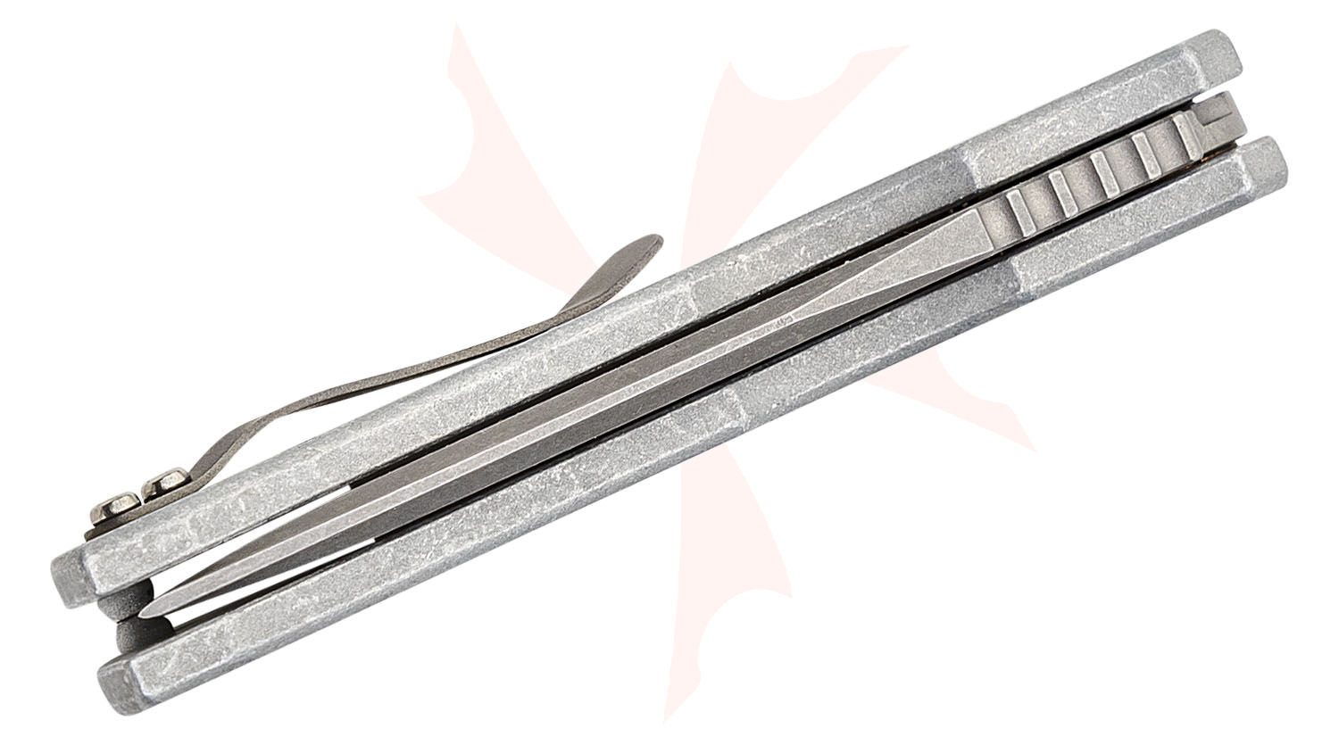 Jonathan McNees Performance Machined MAC2 AUTO Knife 3.375" CPM-MagnaCut Tumbled Clip Point ...