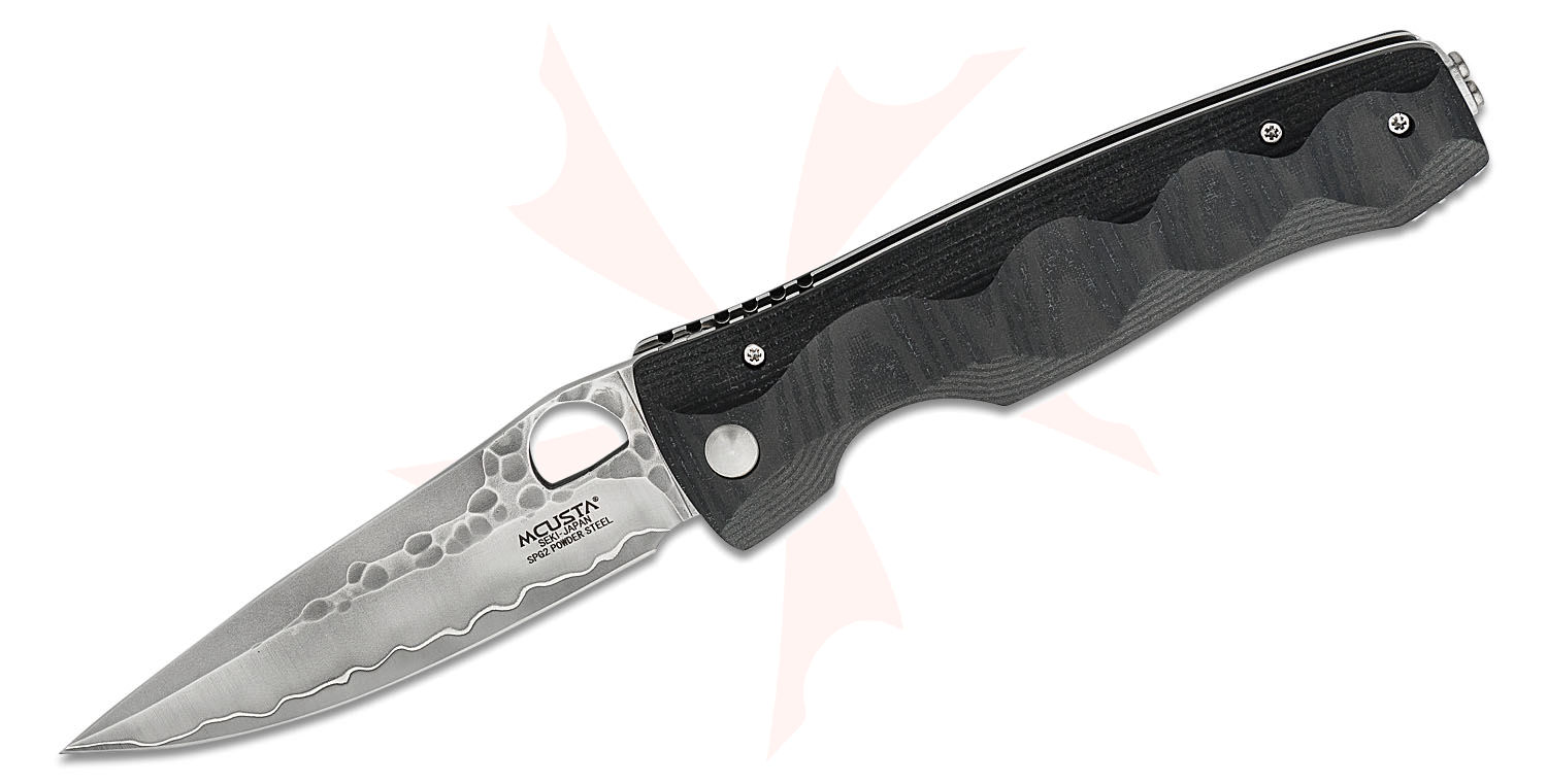 Mcusta MC-121G Tactility Elite Folding Knife 3.75" SPG2 San Mai Spear ...