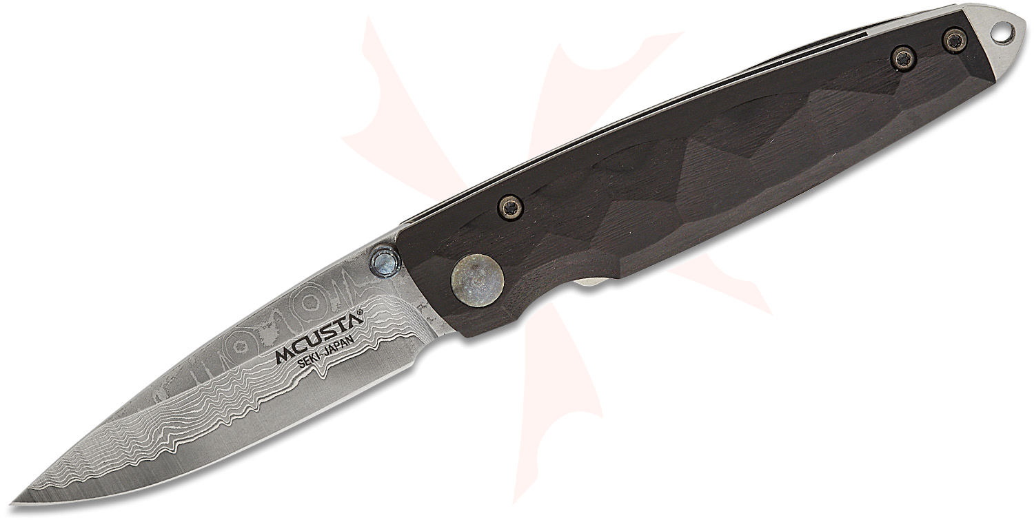 Mcusta MC-79DP Shinra Emotion Tsuchi Folding Knife 2.75" VG10 Damascus ...