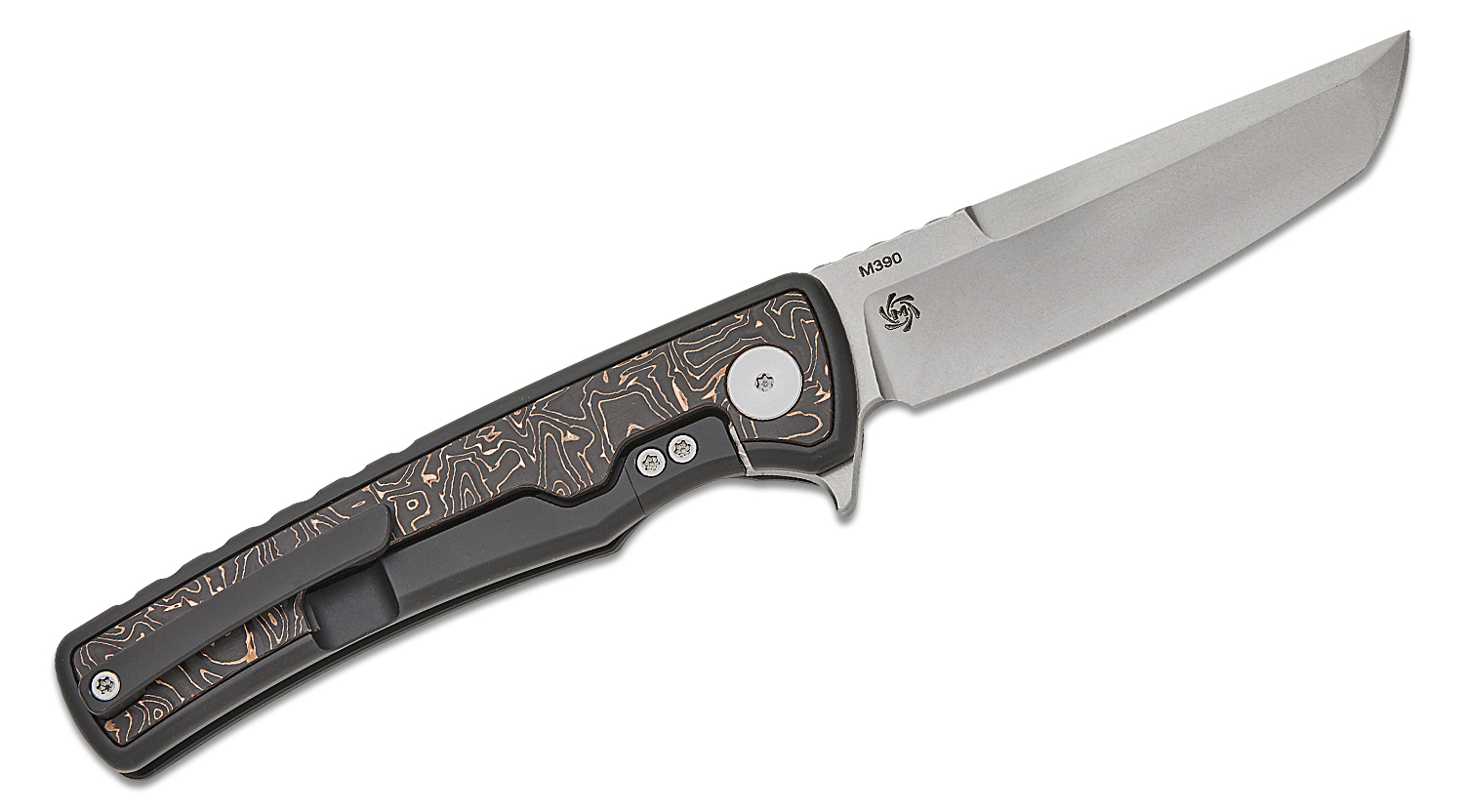 Mechforce Kilby Collab Integral Frame Lock Flipper Knife 3.375" M390 ...