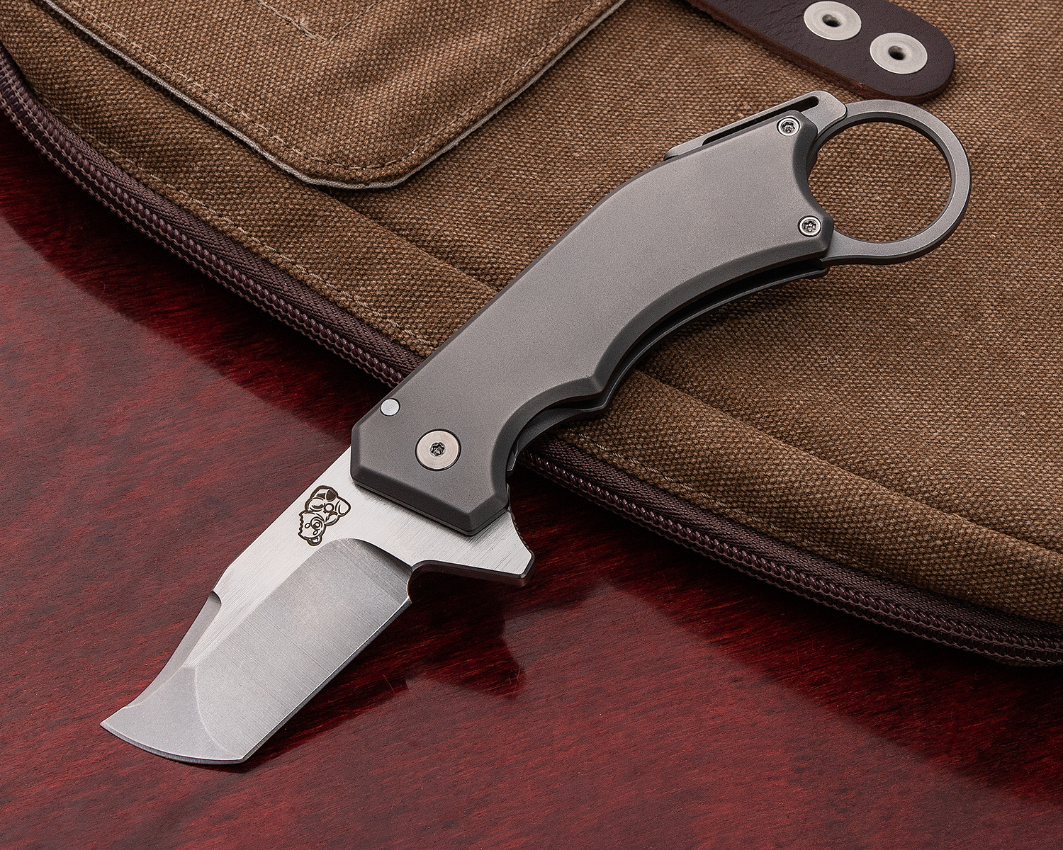 Mechforce Jon Graham Collab Ringed Rhino Flipper Knife 2.5" M390 ...