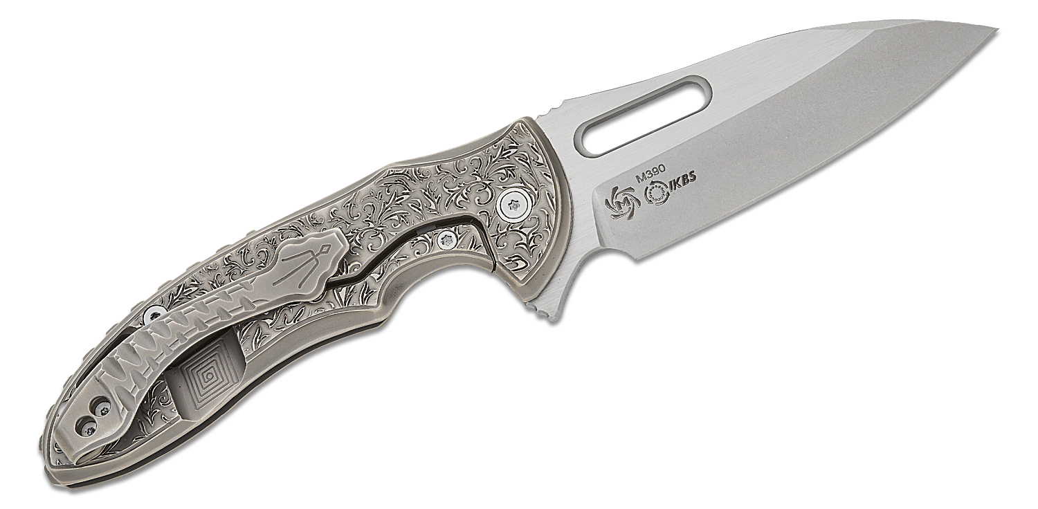 Mechforce Rick Lala Collab Sentry Frame Lock Flipper Knife 3.5" M390 ...