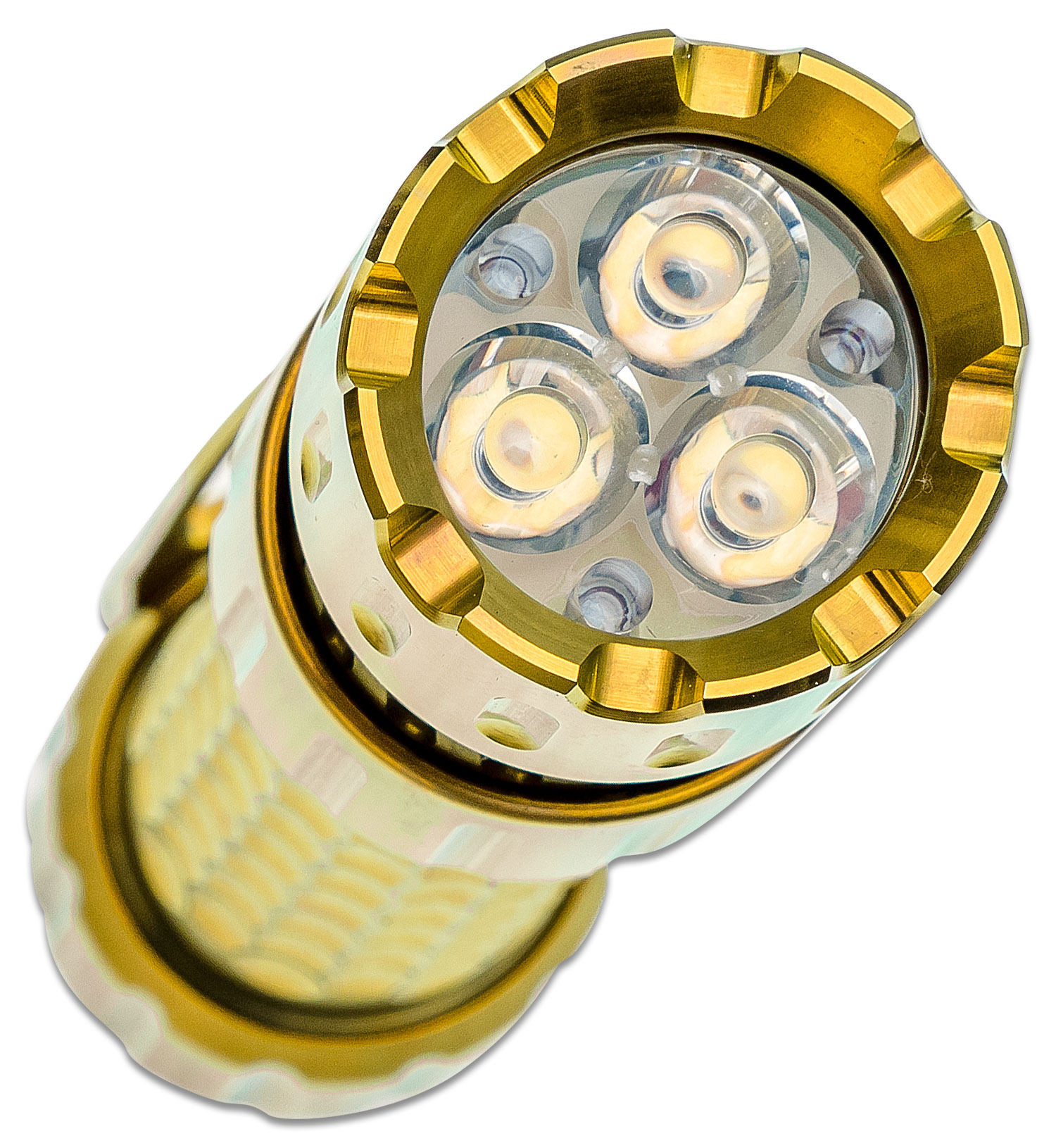 Mechforce Mechtorch EDC Flashlight Gen 2 Turbo with Charger, Gold ...