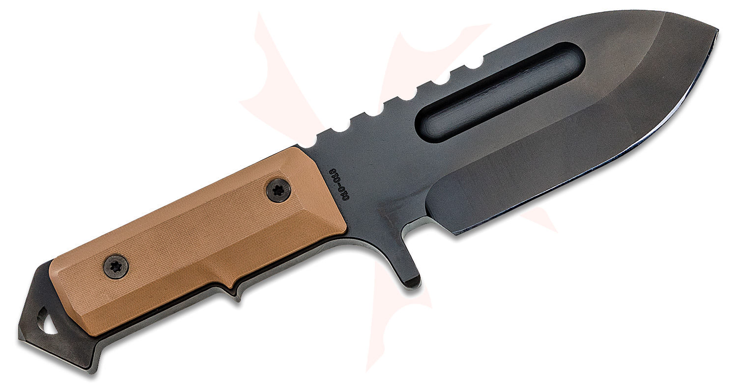 Medford Sea Wolf Short Fixed Blade Knife 5.375" Black PVD D2 Spear ...