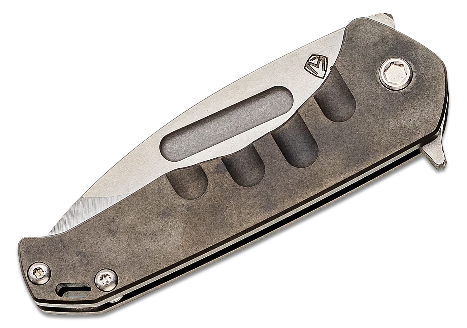 Medford Praetorian Slim Flipper Knife 3.25" S35VN Tumbled Drop Point ...
