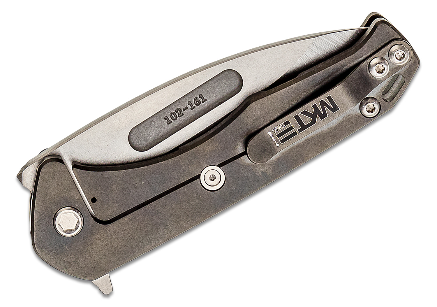 Medford Praetorian Slim Flipper Knife 3.25" S35VN Tumbled Drop Point ...