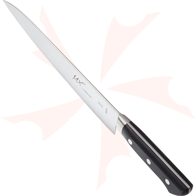 Mercer Cutlery MX3 210mm 8.25" Gyuto Knife, Black Delrin Handles ...