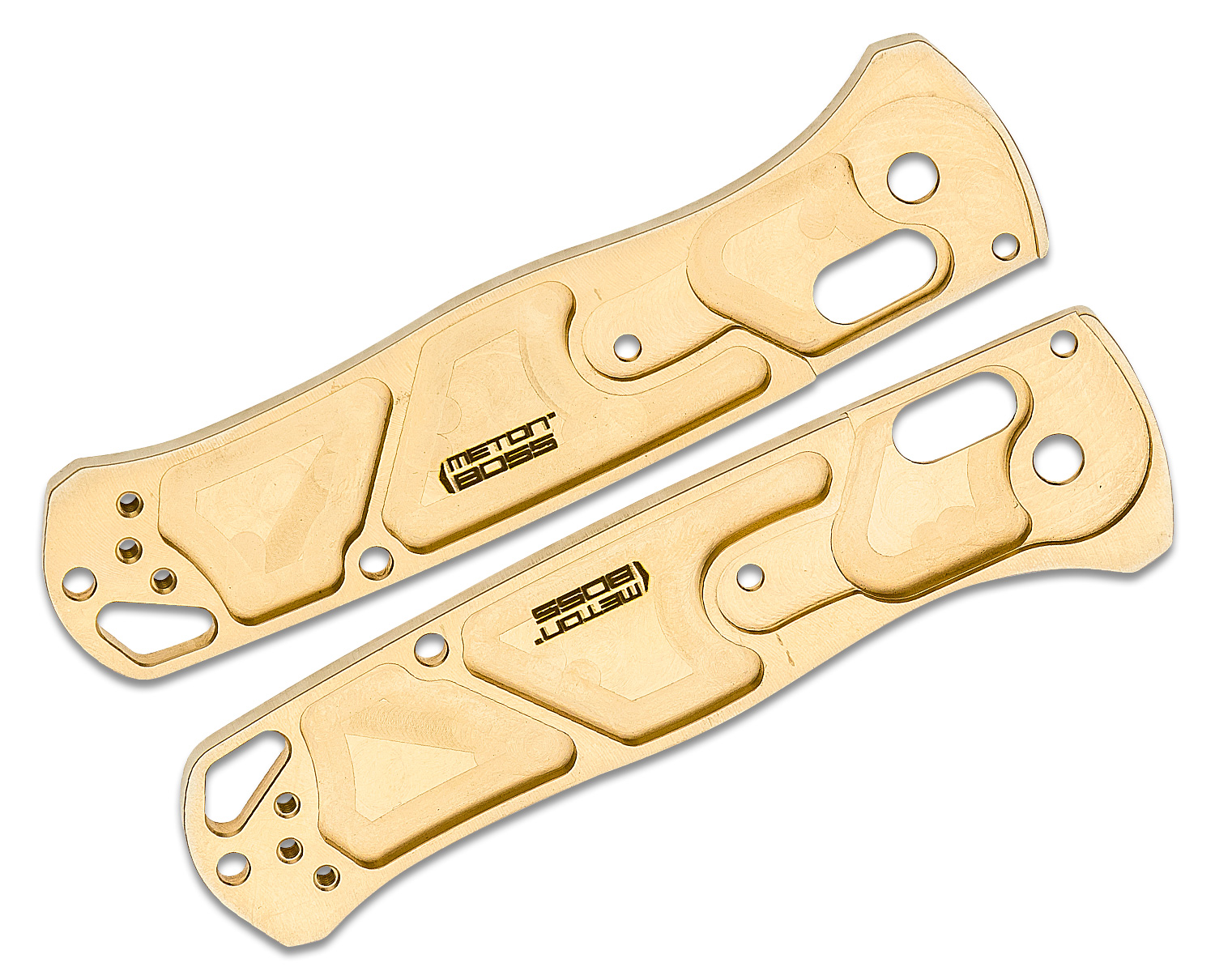 MetonBoss Brass Benchmade 535 Bugout Scales, Reptilian Engraved, Knife ...