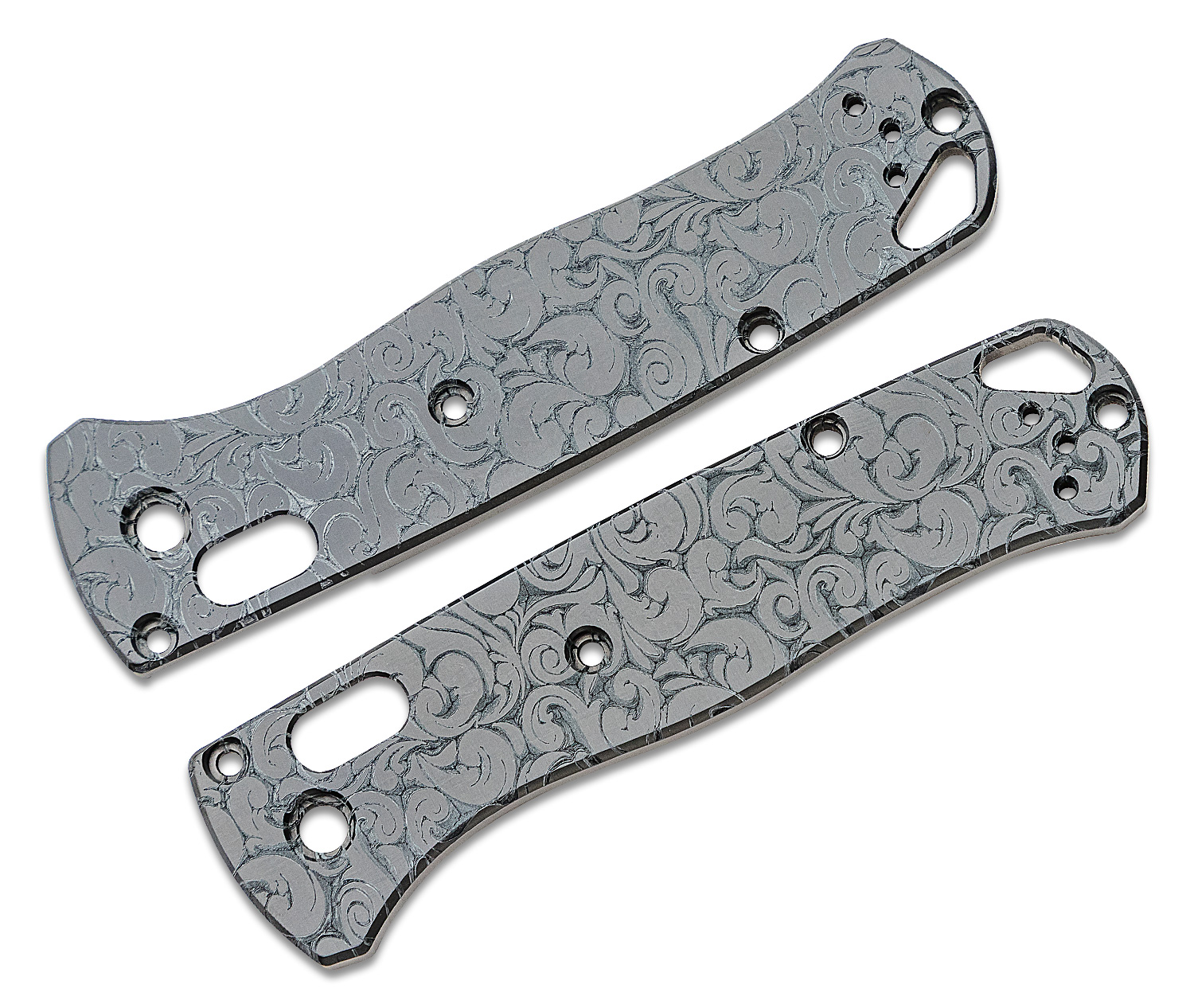 MetonBoss Zirconium Benchmade 535 Bugout Scales, Victoria Engraved, Knife Not Included ...