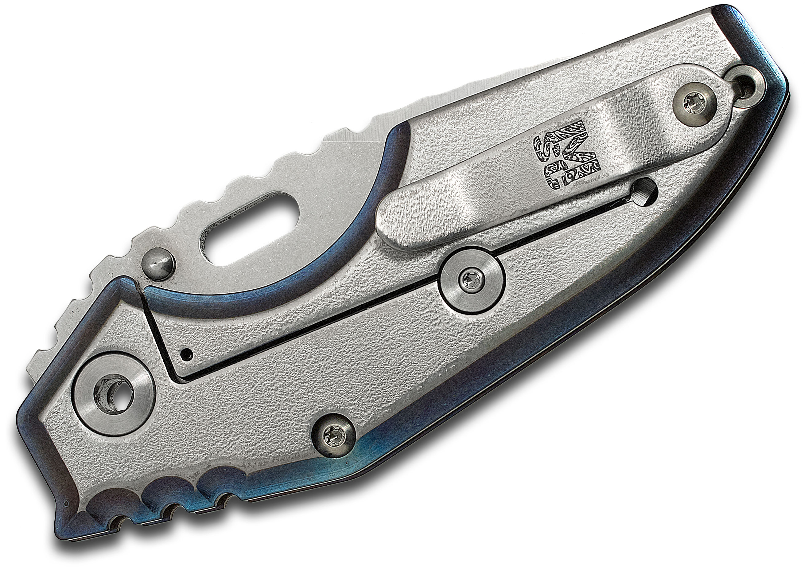 Mick Strider Custom Jibble Folding Knife 3.5" Drop Point Nightmare ...