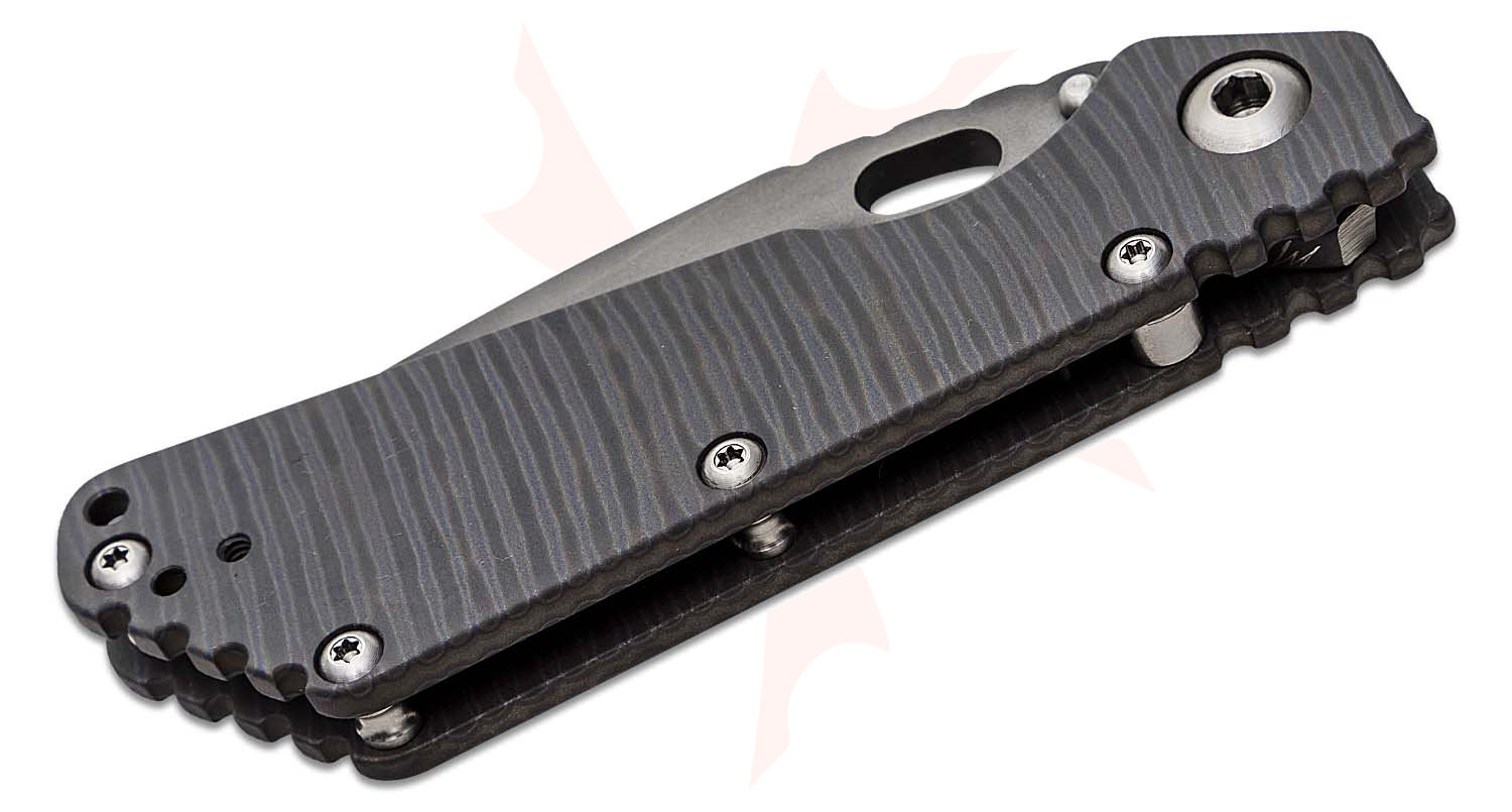 Mick Strider Custom SMF Folding Knife 4" Hand Ground Dagger Blade ...