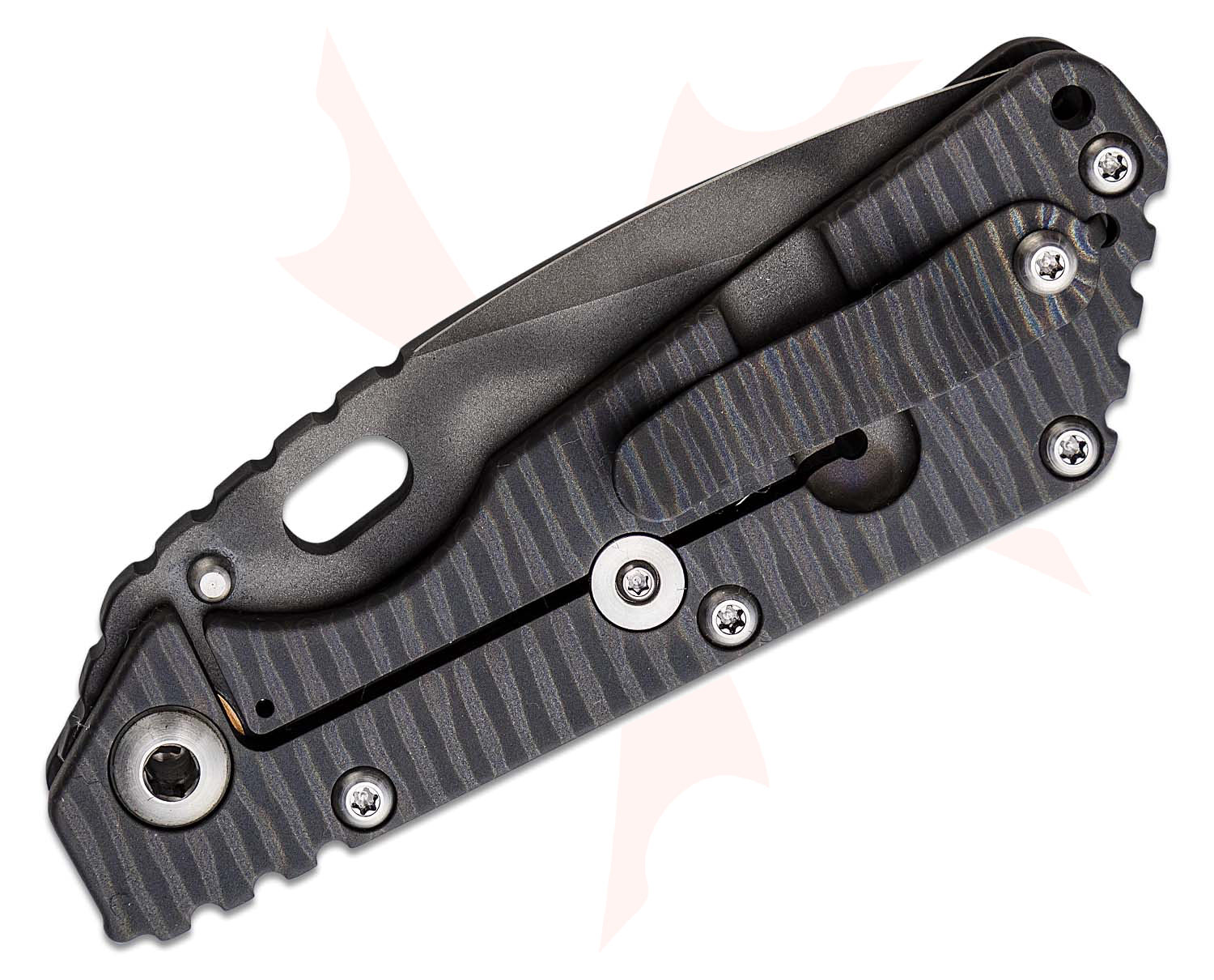 Mick Strider Custom SMF Folding Knife 4" Hand Ground Dagger Blade ...