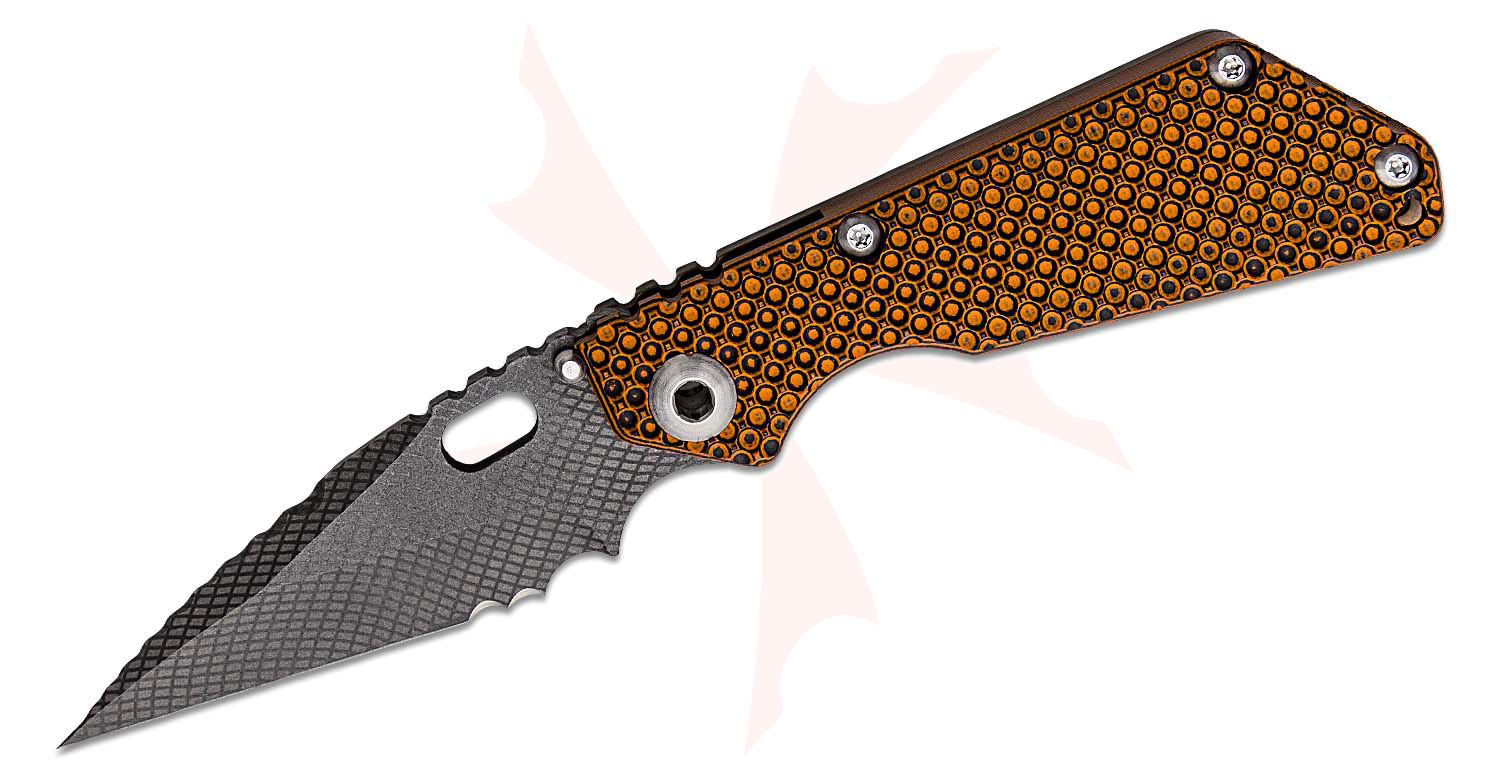 Mick Strider Custom SnG Hybrid Folding Knife 3.5" CTS-XHP Grid Pattern ...