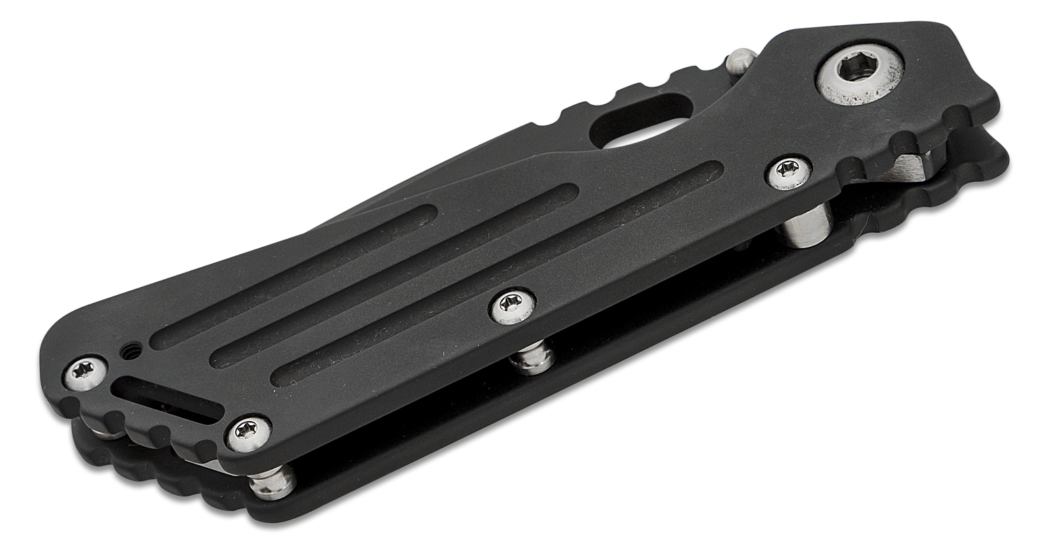 Mick Strider SMF Folding Knife 4" CPM-154 Black PVD Drop Point Blade ...