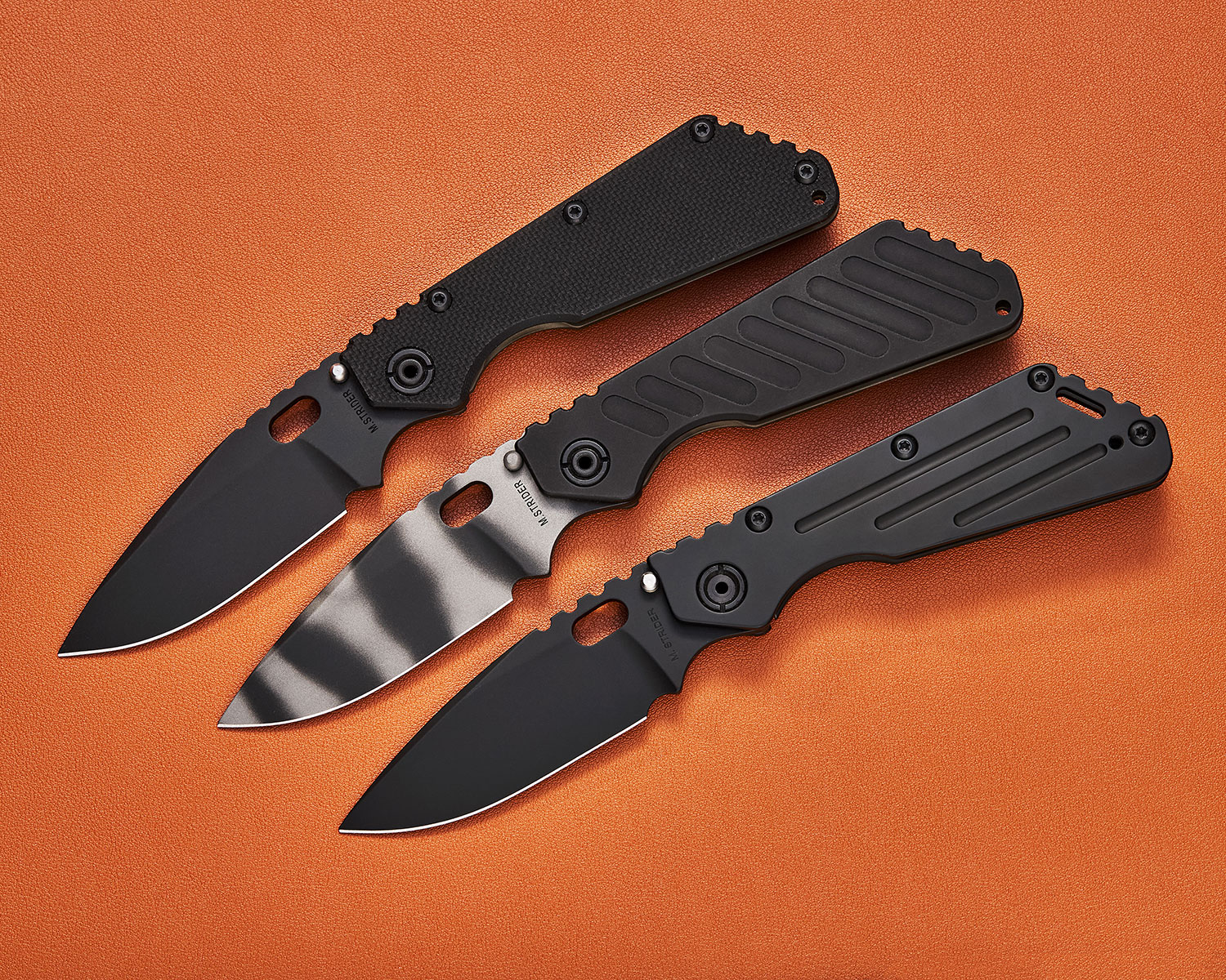 Mick Strider SMF Folding Knife 4" CPM-MagnaCut Black Chromium Nitrate ...